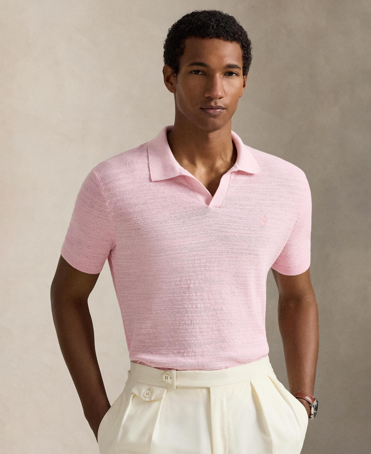 Click here for Polo Ralph Lauren Mens Short-Sleeve Textured Sweat... prices