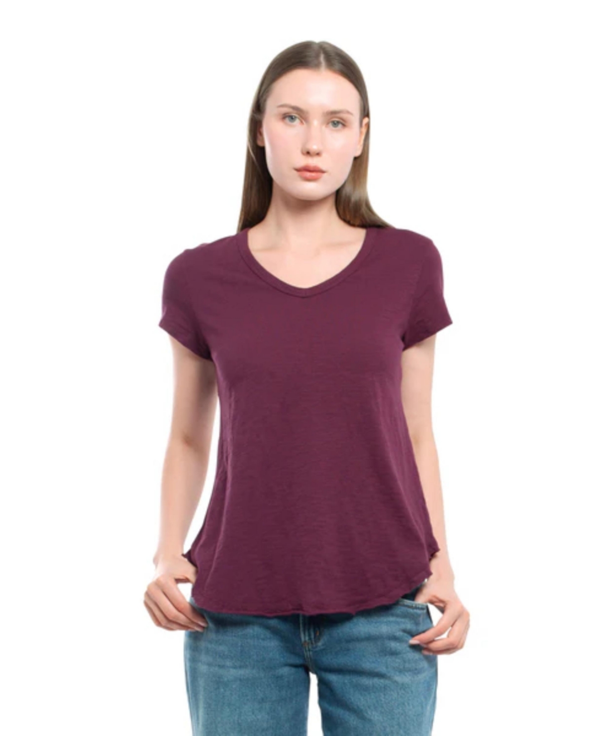 Click here for Wilt Clothing Womens Short Sleeve Shrunken V-Neck... prices