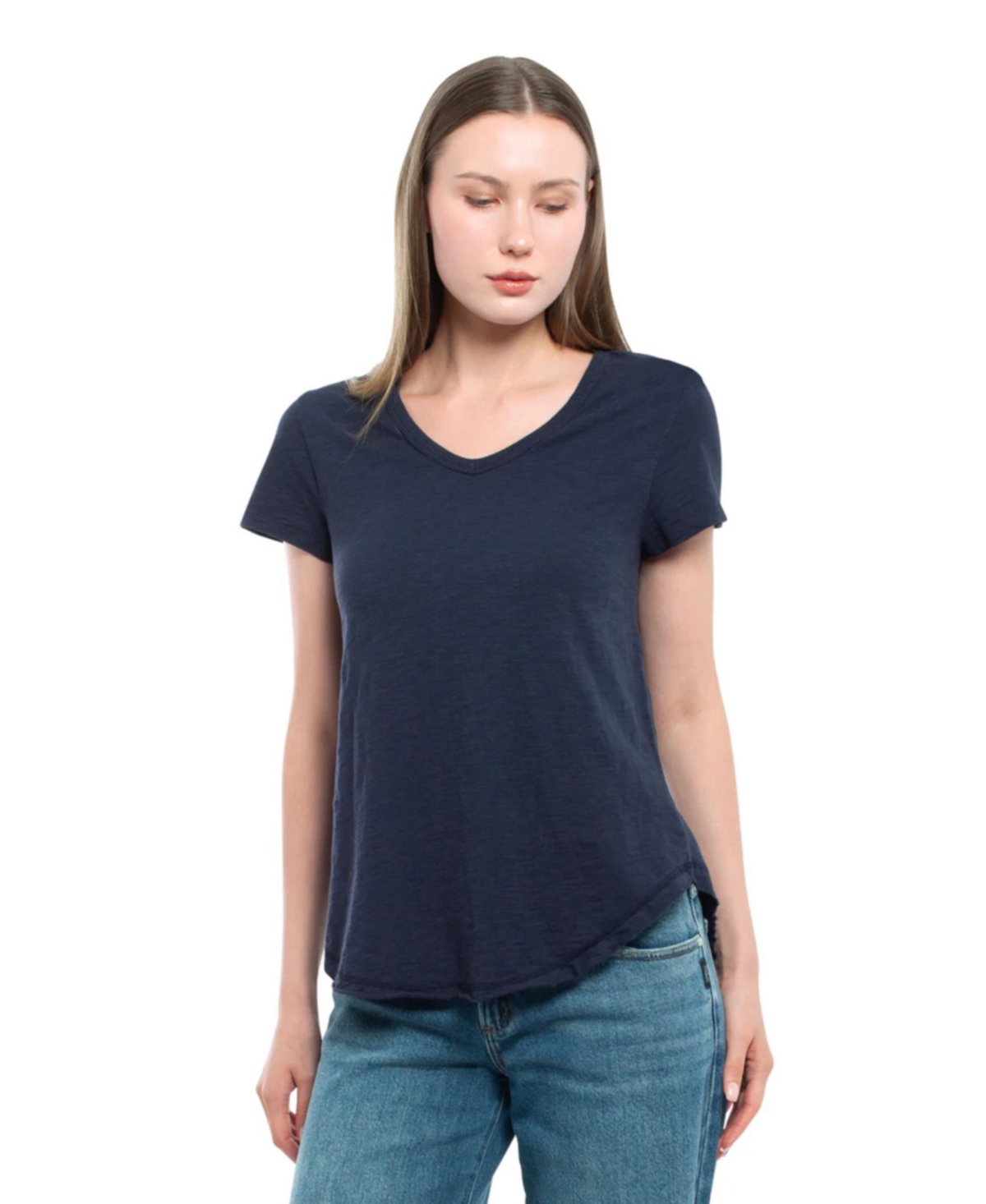 Click here for Wilt Clothing Womens Short Sleeve Shrunken V-Neck... prices