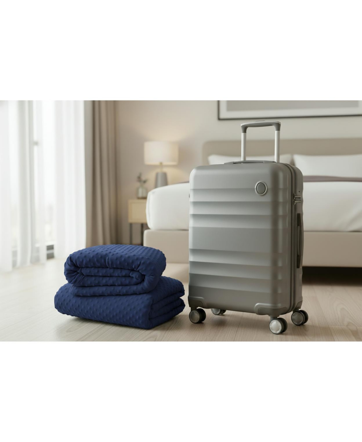 Click here for Anti Anxiety Weighed Travel Blanket to Calm Your B... prices