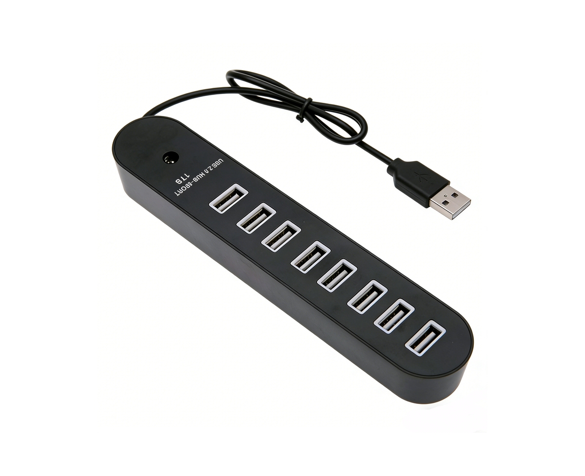 Click here for Risokeys 8-Port Usb 2.0 Hub  480Mbps High-Speed Sp... prices