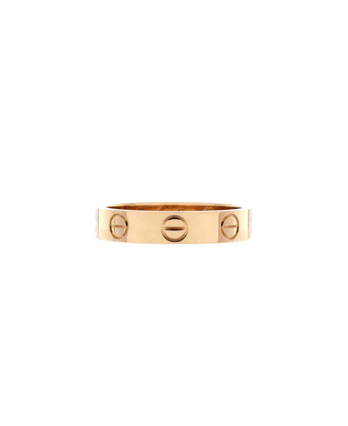 Click here for Pre-Owned Cartier Love Wedding Band Ring - 18k yel... prices