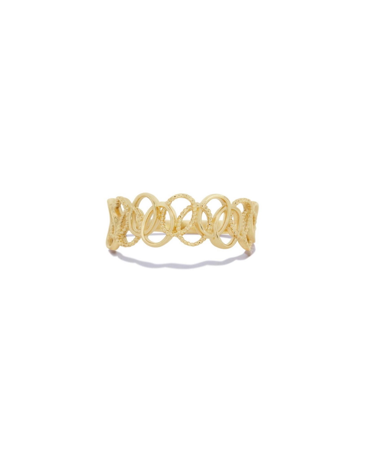 Click here for The Lovery Interlocking Oval Ring - Yellow gold prices