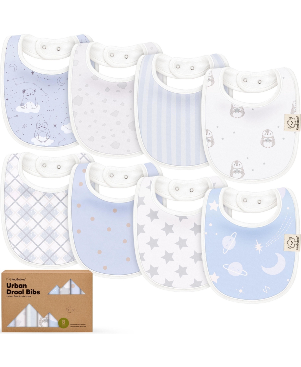 Click here for KeaBabies 8pk Baby Bibs for Boy  Baby Drool Bib fo... prices