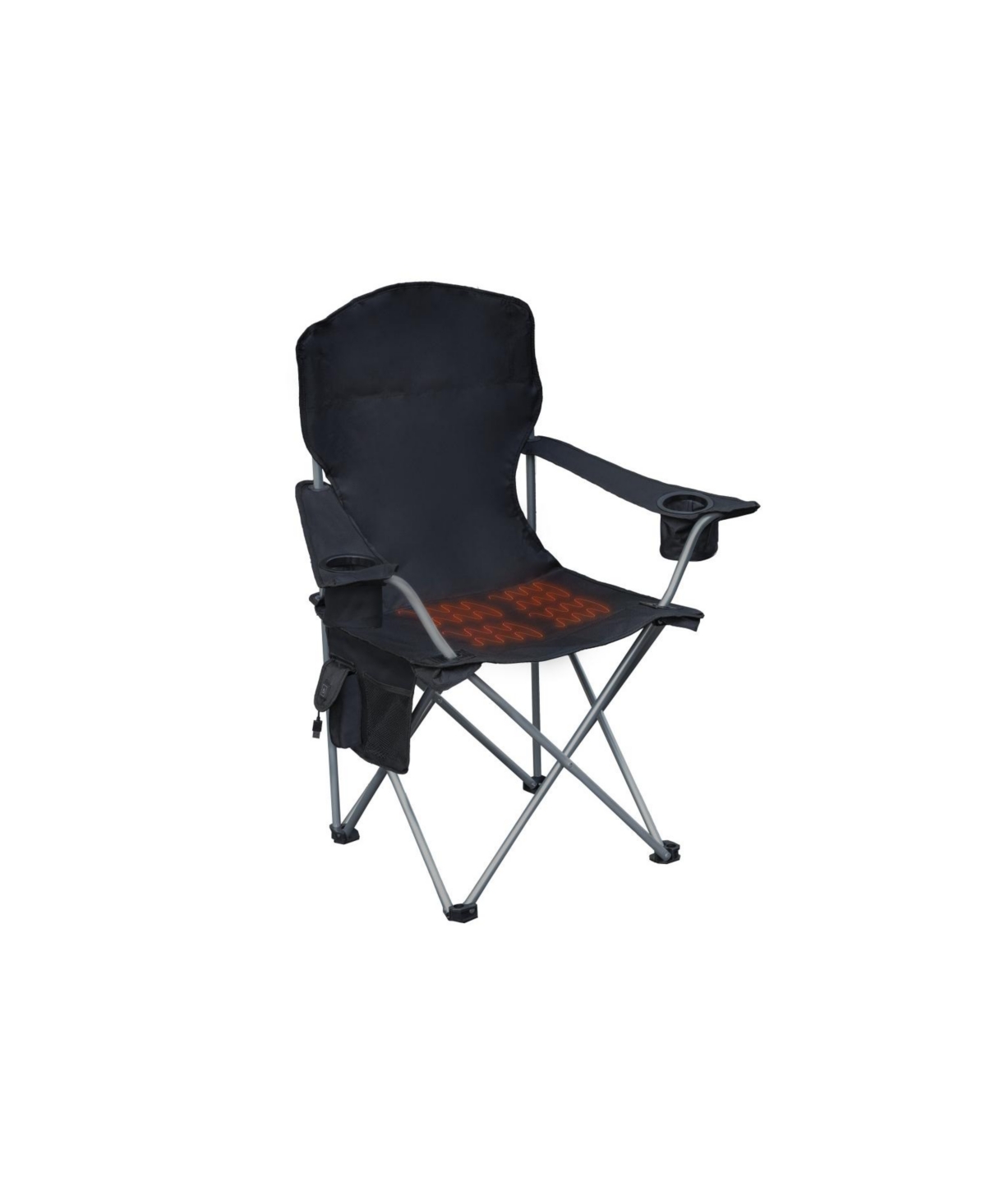 Click here for Camp & Go Heated Deluxe Quad Chair - Black prices