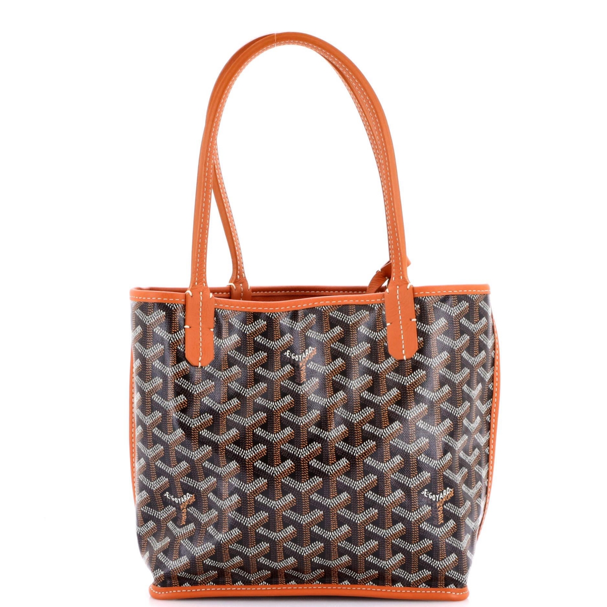 Click here for Pre-Owned Goyard Mini Anjou Reversible Tote Coated... prices