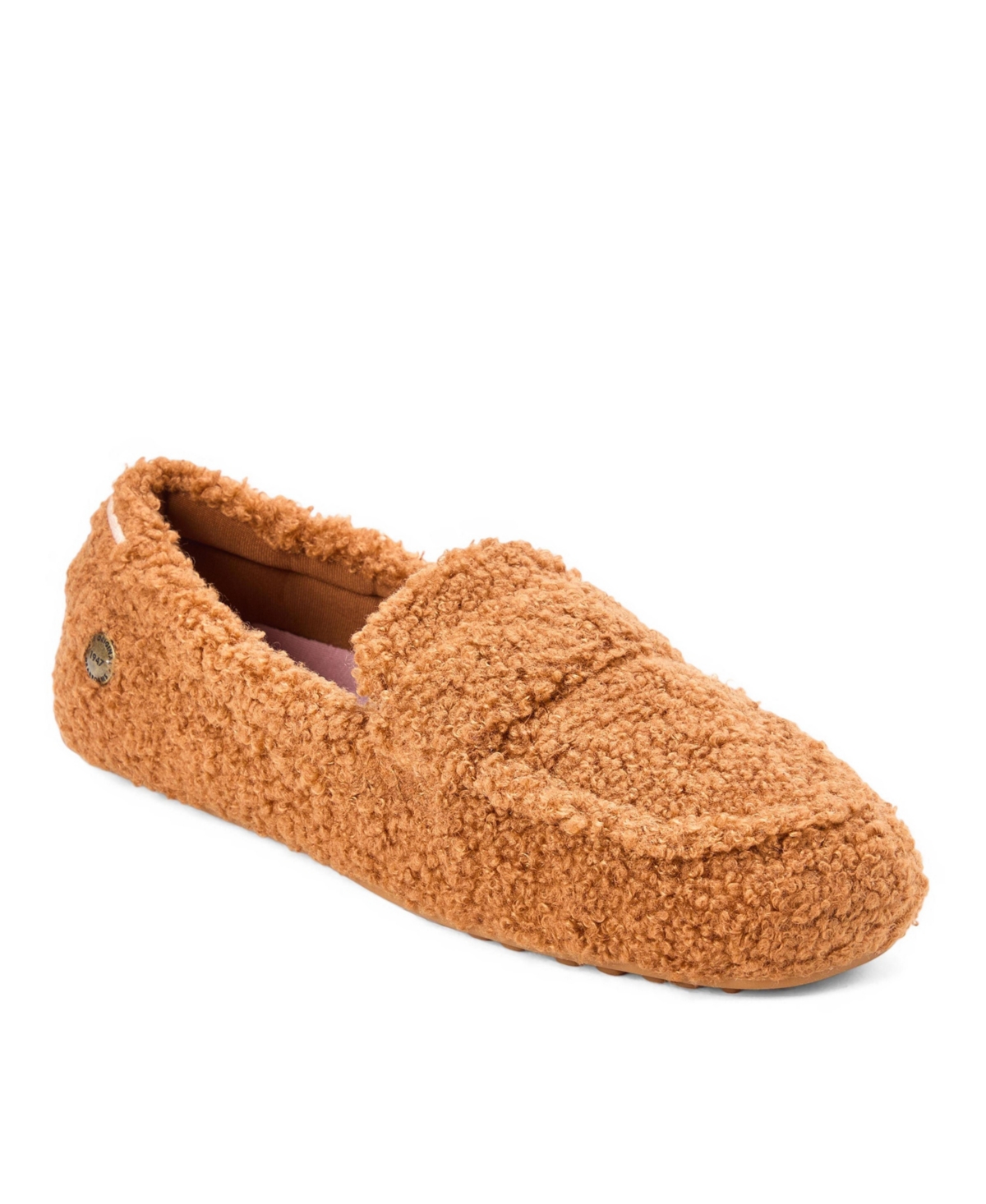 Click here for Dearfoams Womens Hazel Teddy Loafer - Whiskey prices