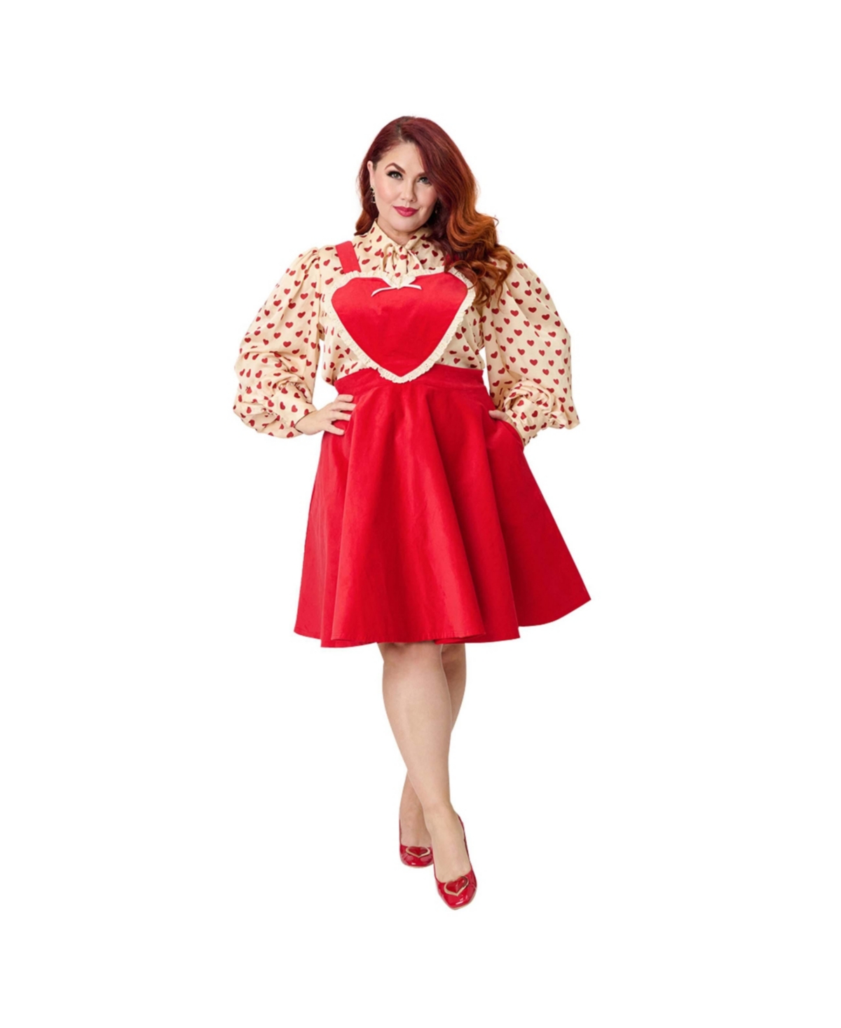 Click here for Draft - Unique Vintage Plus Size Bib Pinafore Skir... prices
