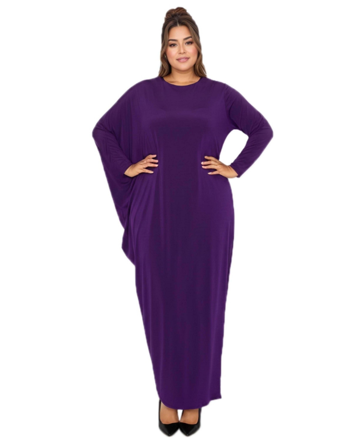 Click here for L I V D Plus Size Louella Asymmetrical Maxi Dress... prices