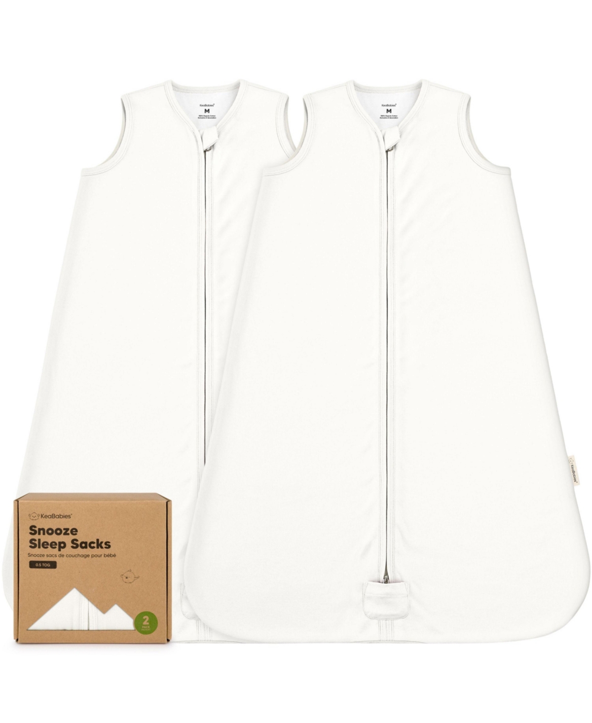 Click here for KeaBabies 2-Pack Snooze Baby Sleep Sacks  Cotton W... prices