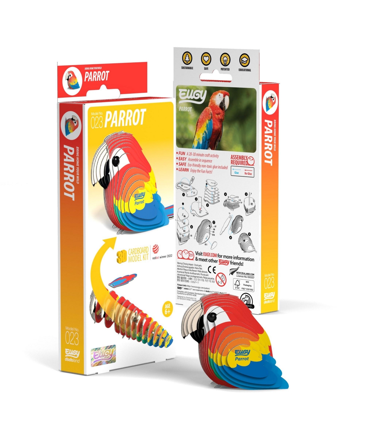 Click here for Eugy Parrot 3D Puzzle prices