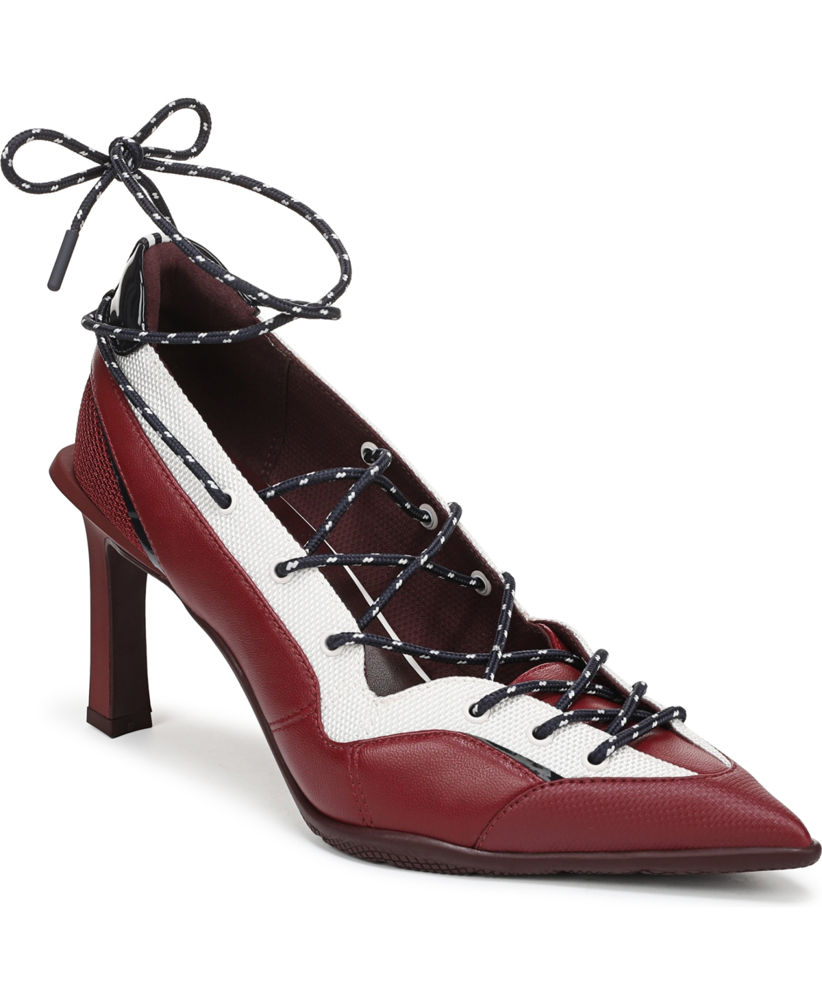 Click here for Naturalizer Womens Zyra Lace-Up Sneaker Pumps - Wh... prices