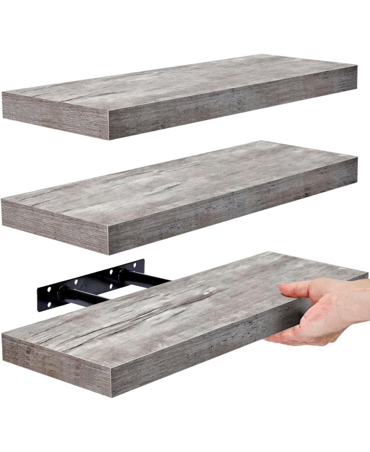 Click here for Sorbus 3 Pack 16 Inch Coastal Rectangle Floating S... prices