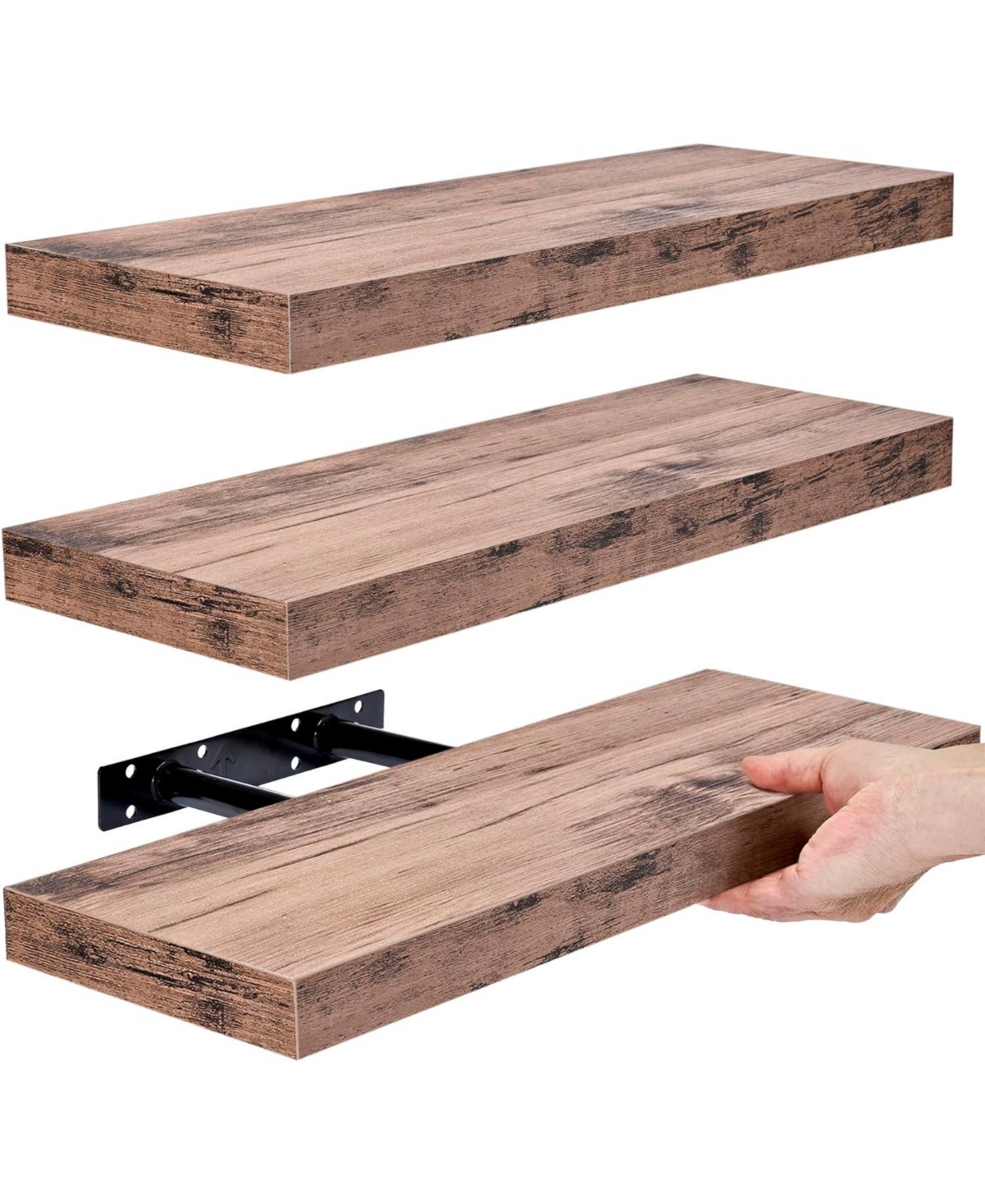 Click here for Sorbus 3 Pack 16 Inch Coastal Rectangle Floating S... prices