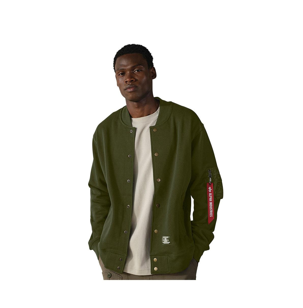 Click here for Alpha Industries Mens Ma-1 Fleece Jacket - Og-107... prices