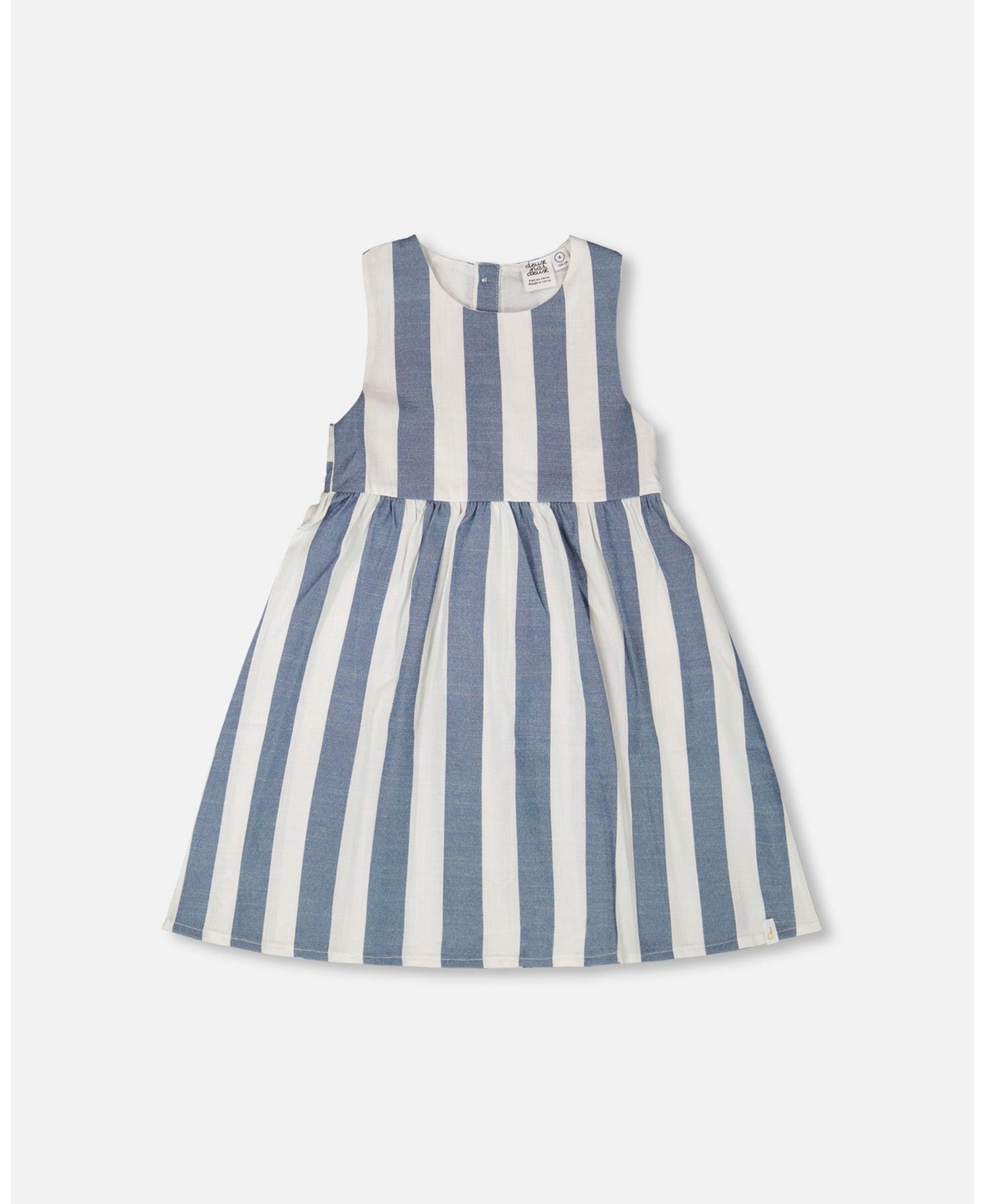 Click here for Deux par Deux Girl Sleeveless Dress Stripes - Todd... prices