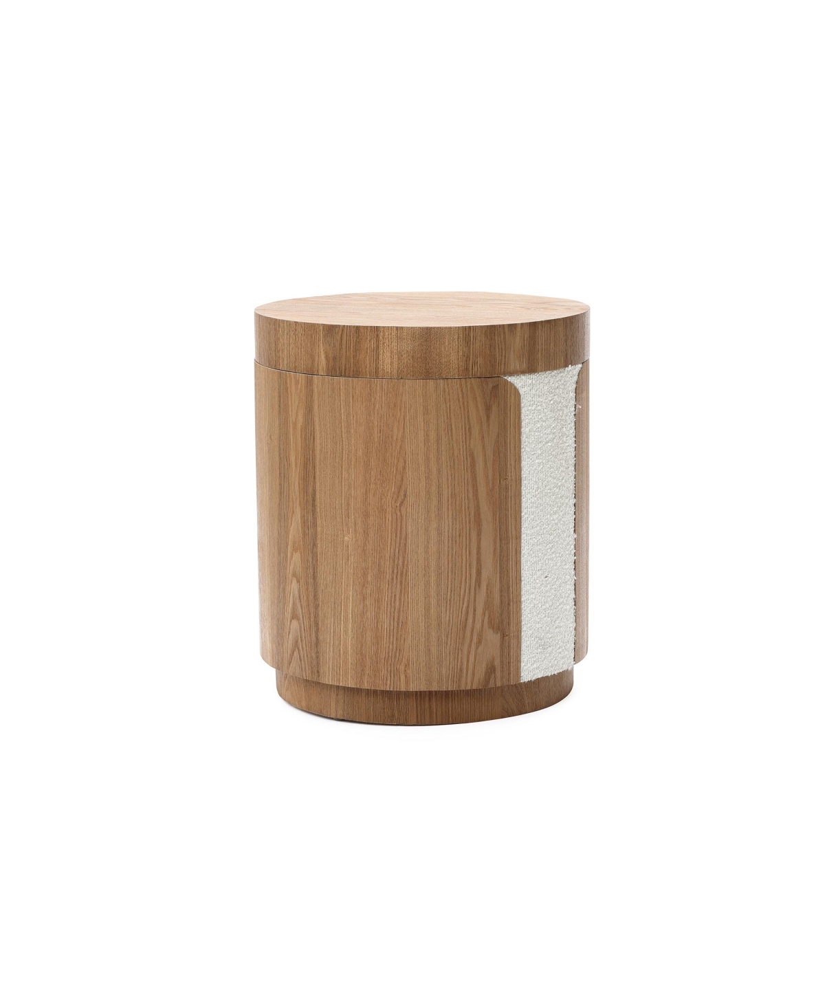 Click here for LuxenHome Modern Mdf Wood Round Side Table with As... prices