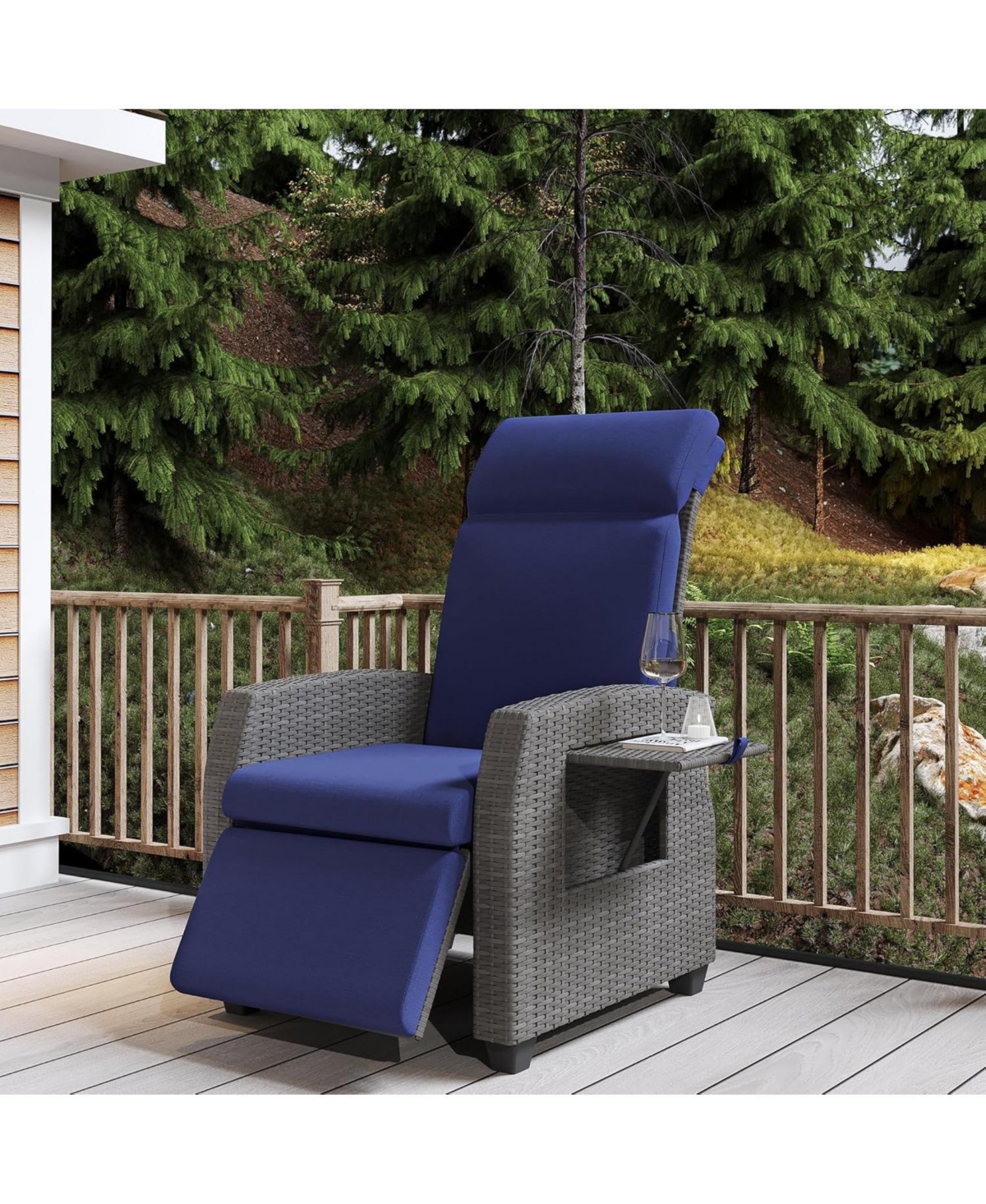 Click here for gaomon Outdoor Recliner with Independently Adjusta... prices