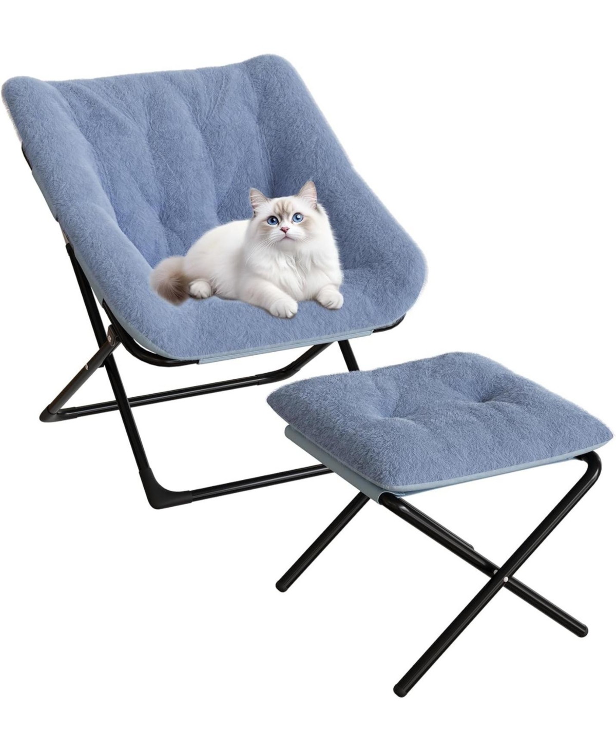 Click here for gaomon Lazy Sofa Chair with Plush Rabbit Fur Uphol... prices