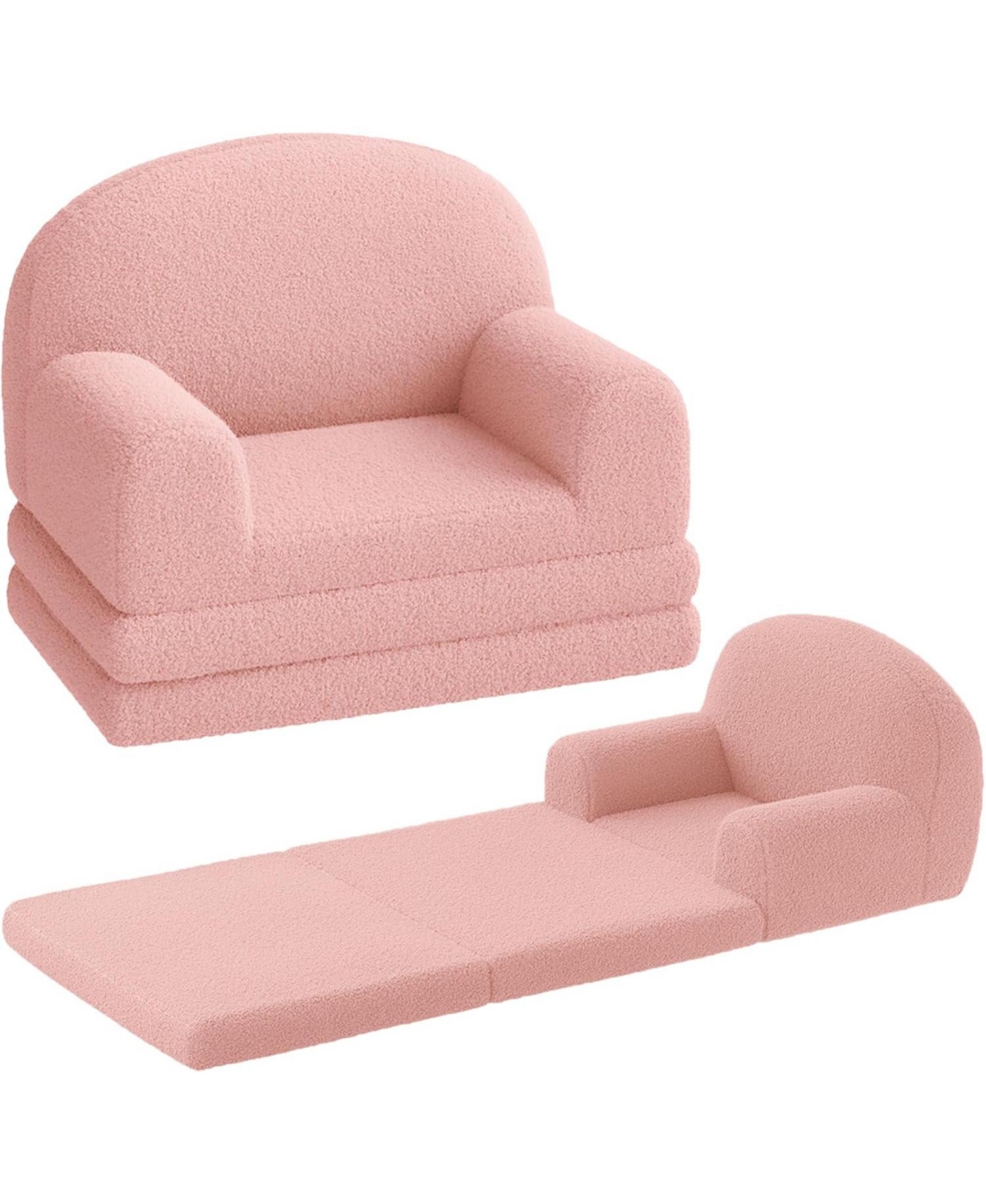 Click here for gaomon Kids Couch  2-in-1 Convertible Teddy Fleece... prices