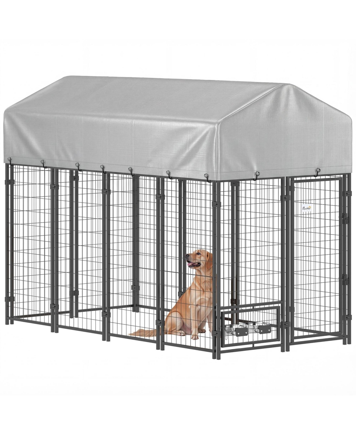Click here for PawHut Dog Kennel  Welded Wire Heavy Duty Dog Run... prices