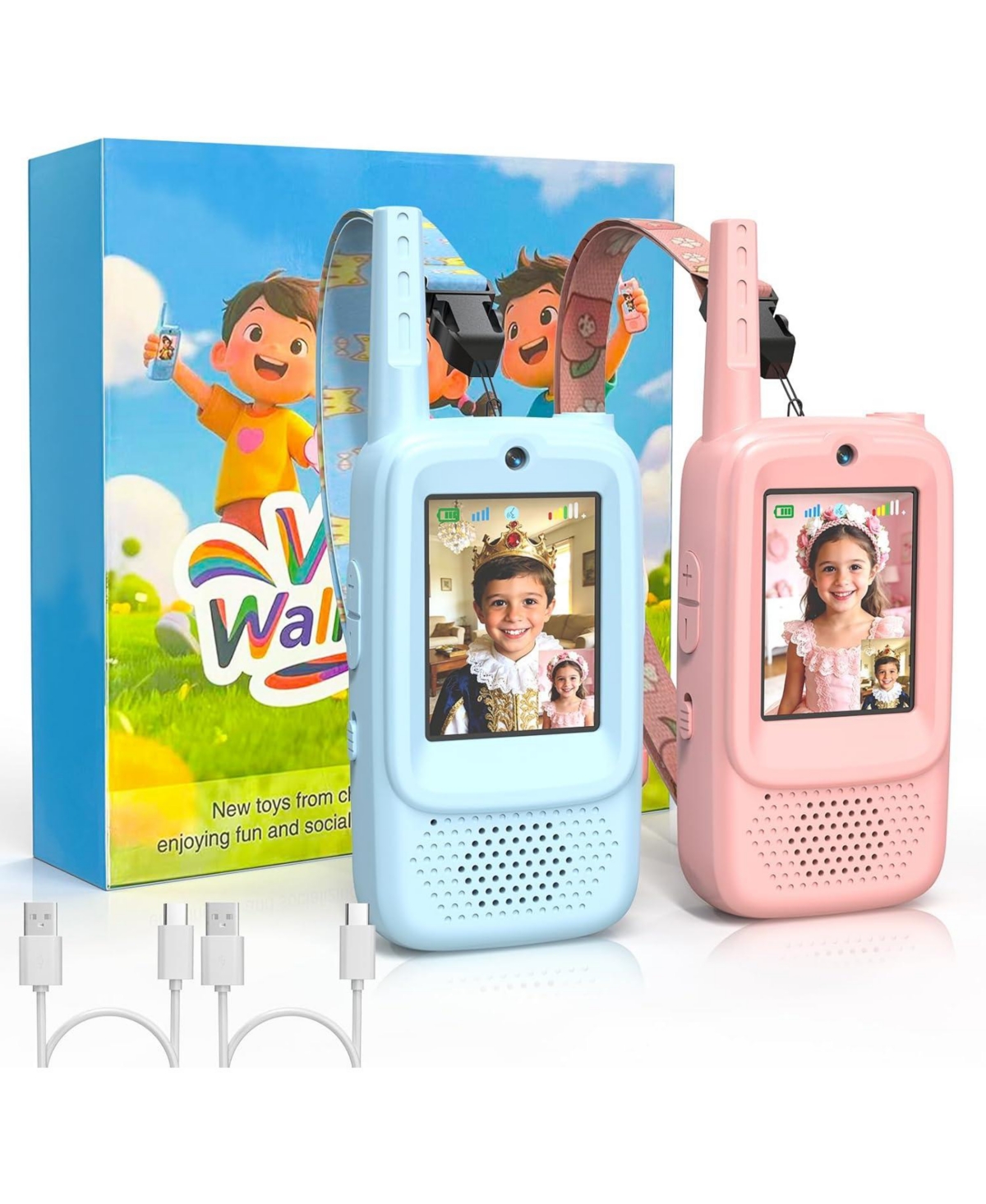 Click here for ZealSound Kids Video 2 Pack Walkie Talkies with Sc... prices