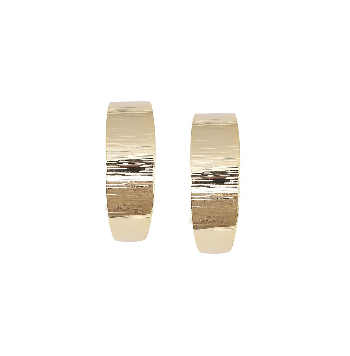 Click here for Sohi womens Minimal Midi Hoop Earrings - Gold prices