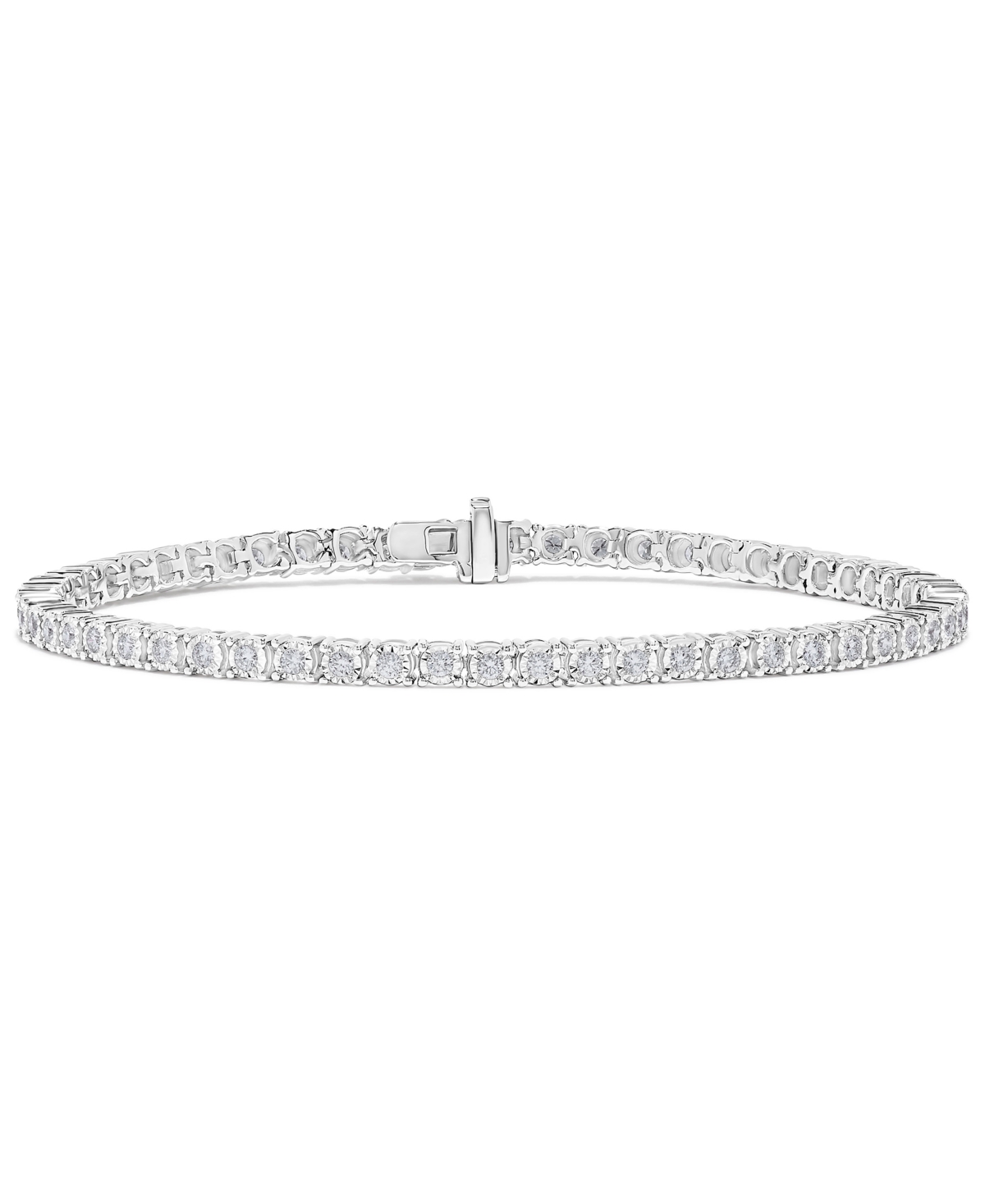 Click here for Macys Diamond Bracelet (1 ct. t.w.) in 14k White G... prices