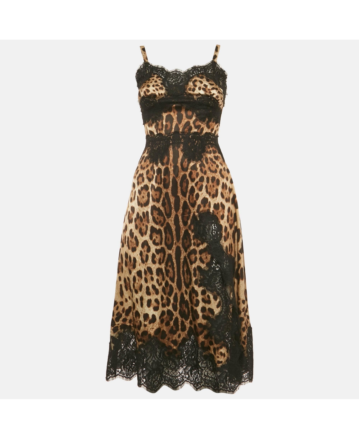 Click here for Pre-Owned Dolce & Gabbana Womens Leopard Print Sil... prices