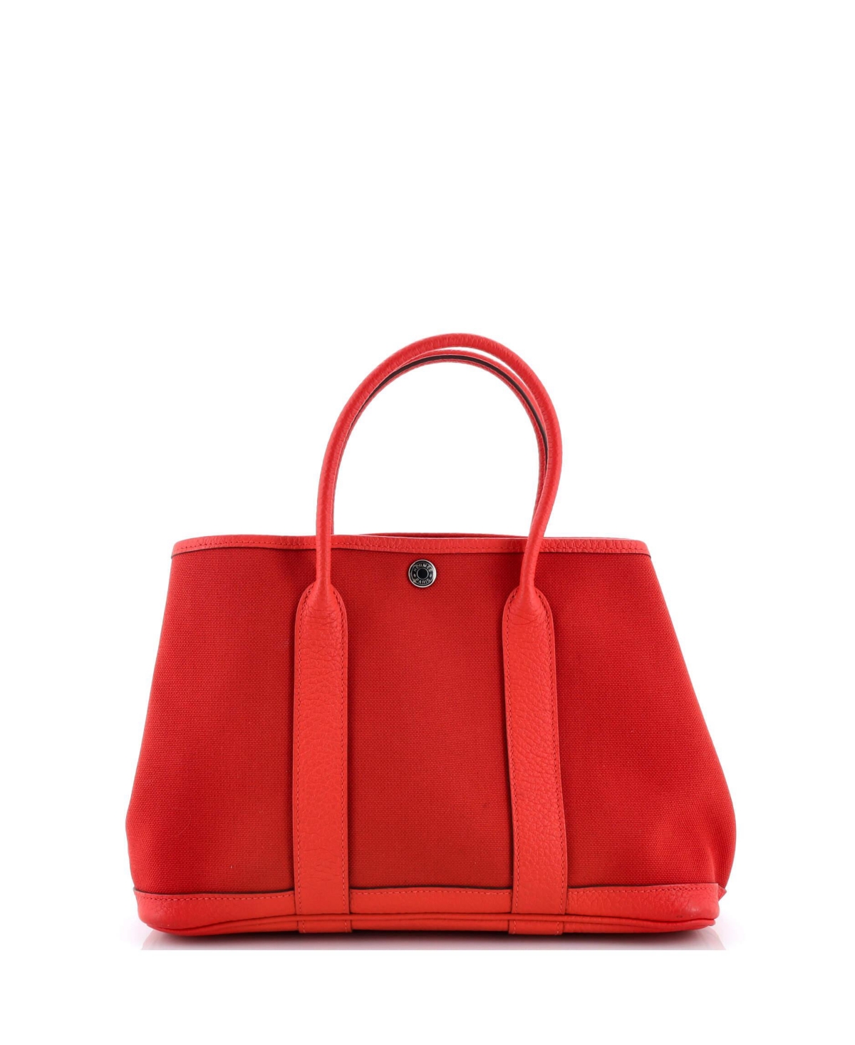 Click here for Pre-Owned HERMES 30 Garden Party Tote Toile and Le... prices