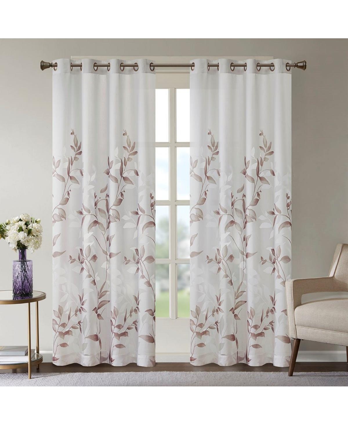 Click here for Laoties Printed Grommet Window Curtain Panel  50 W... prices