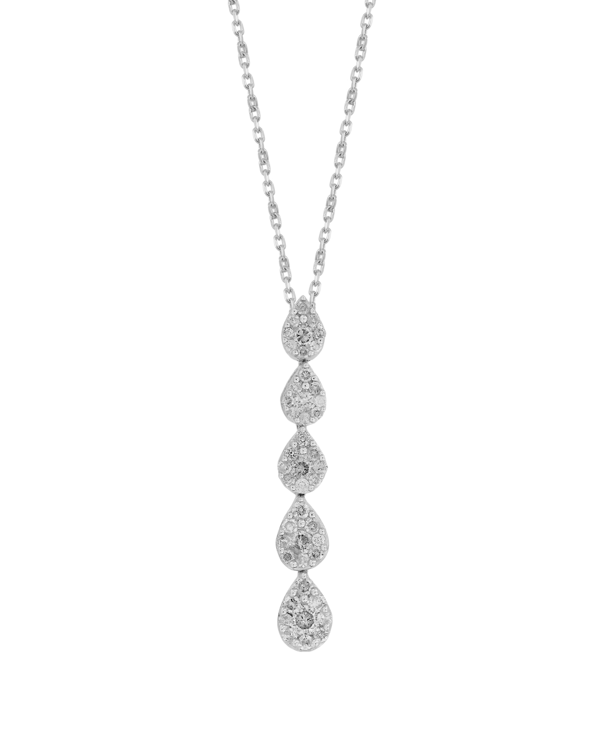 Click here for Macys Diamond Pendant Necklace (1/2 ct. t.w.) in 1... prices
