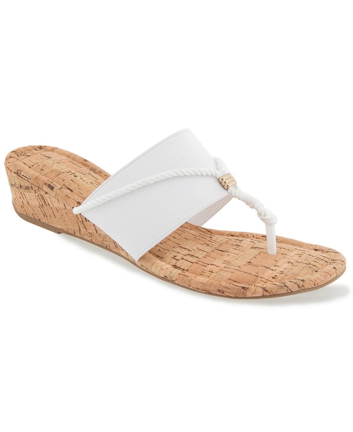Click here for Kensie Womens Deborah Wedge Sandal - White prices