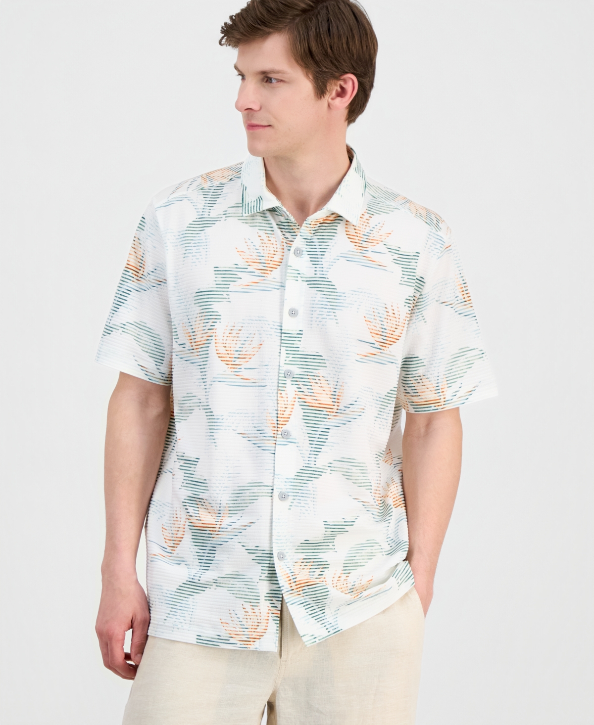 Click here for Tommy Bahama Mens Costa Wave Festa Fronds Printed... prices
