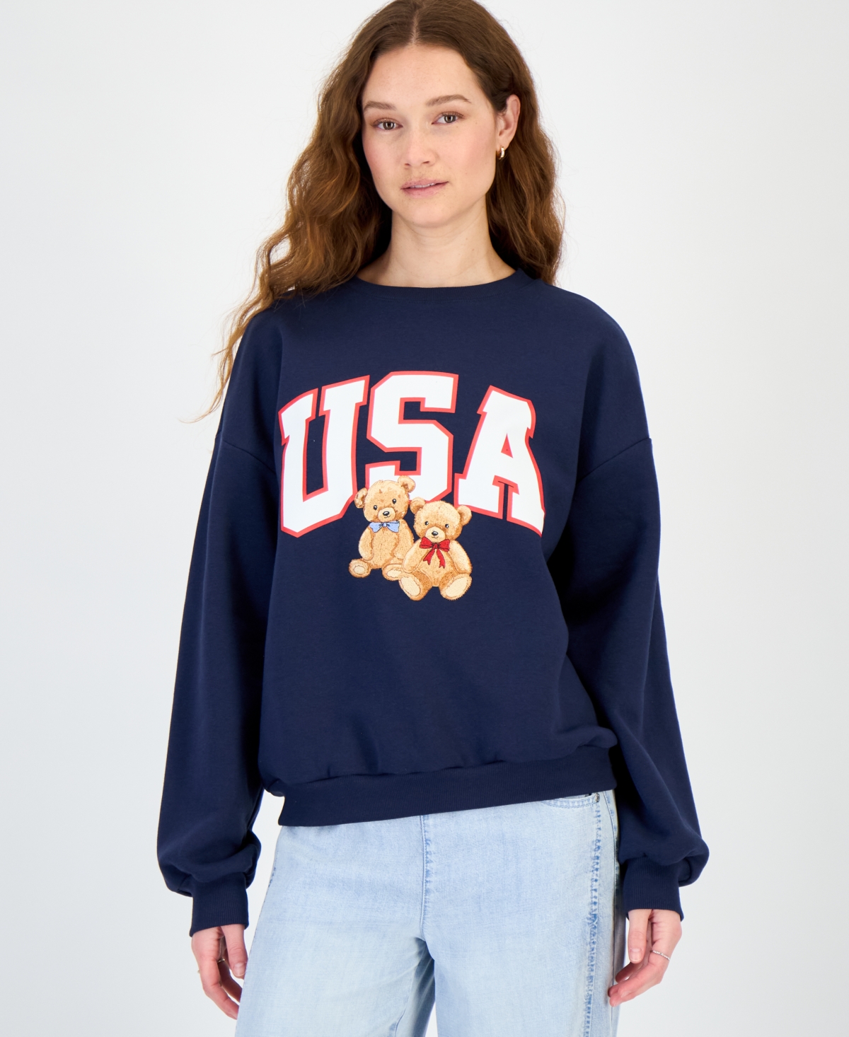 Click here for Rebel Veil Juniors Americana Crewneck Sweatshirt -... prices