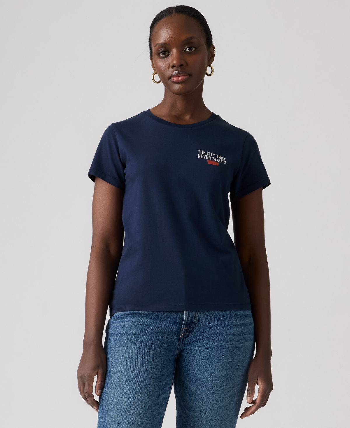Click here for Levis Womens Perfect Crewneck T-Shirt - Bouroughs... prices