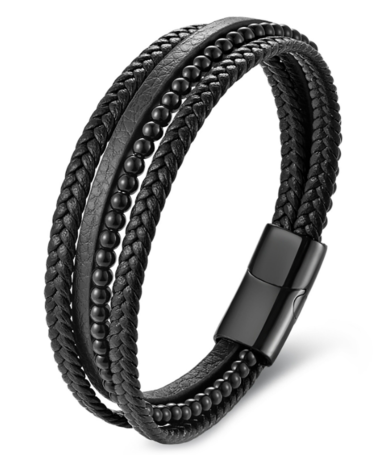 Click here for Rhona Sutton Mens Dominus Leather & Stainless Stee... prices