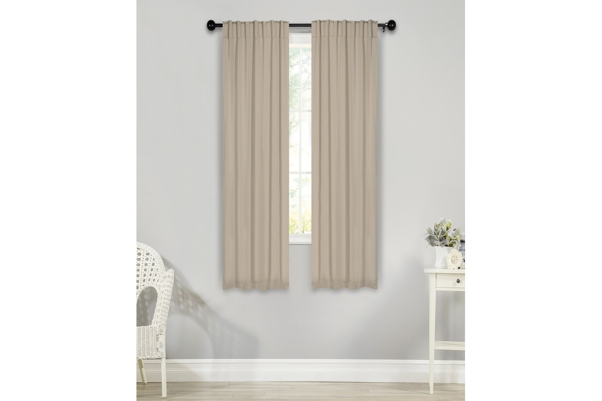 Click here for Superior Solid Classic Modern Blackout Curtain Set... prices