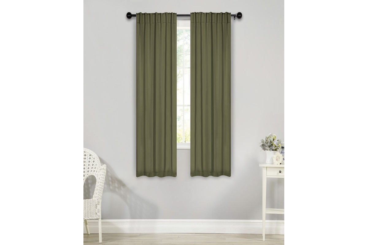 Click here for Superior Solid Classic Modern Blackout Curtain Set... prices