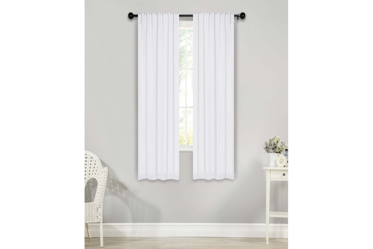 Click here for Superior Solid Classic Modern Blackout Curtain Set... prices