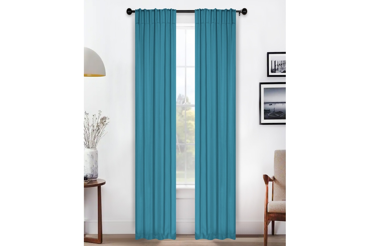 Click here for Superior Solid Classic Modern Blackout Curtain Set... prices