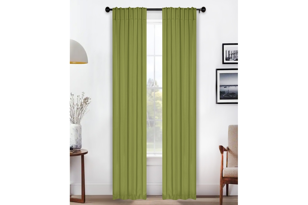 Click here for Superior Solid Classic Modern Blackout Curtain Set... prices