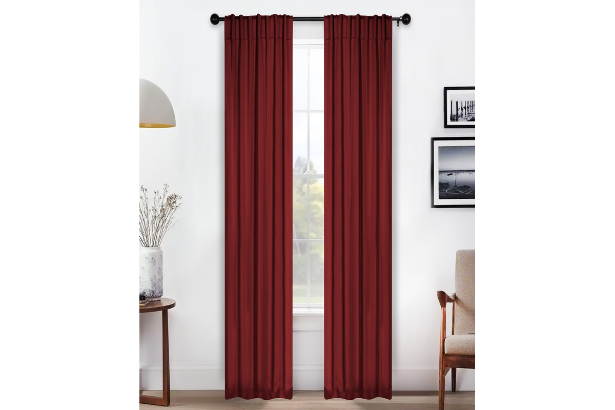 Click here for Superior Solid Classic Modern Blackout Curtain Set... prices