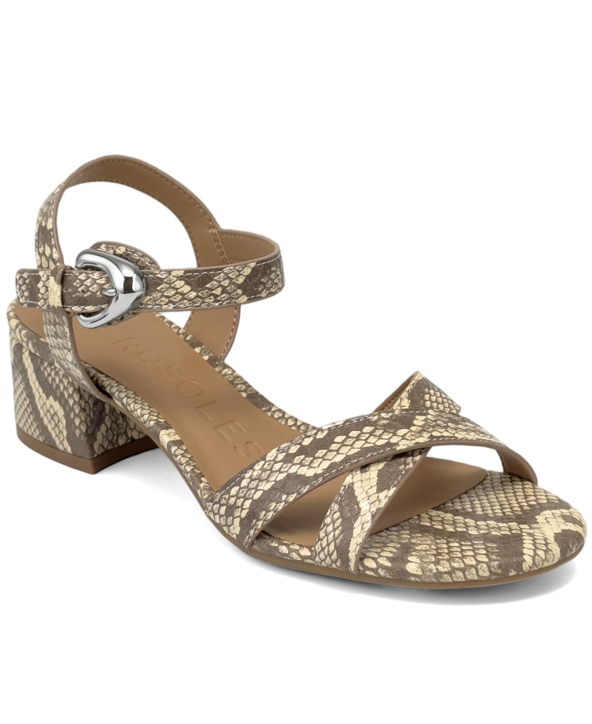 Click here for Aerosoles Womens Cinzia Block Heel Sandals - Pale... prices