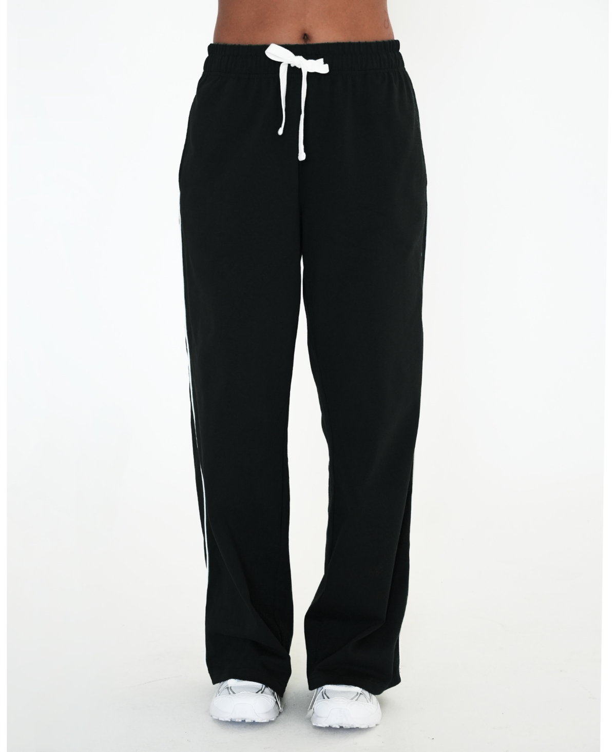 Click here for Rebody Active Womens Rugby Piping Relaxed Wide Leg... prices