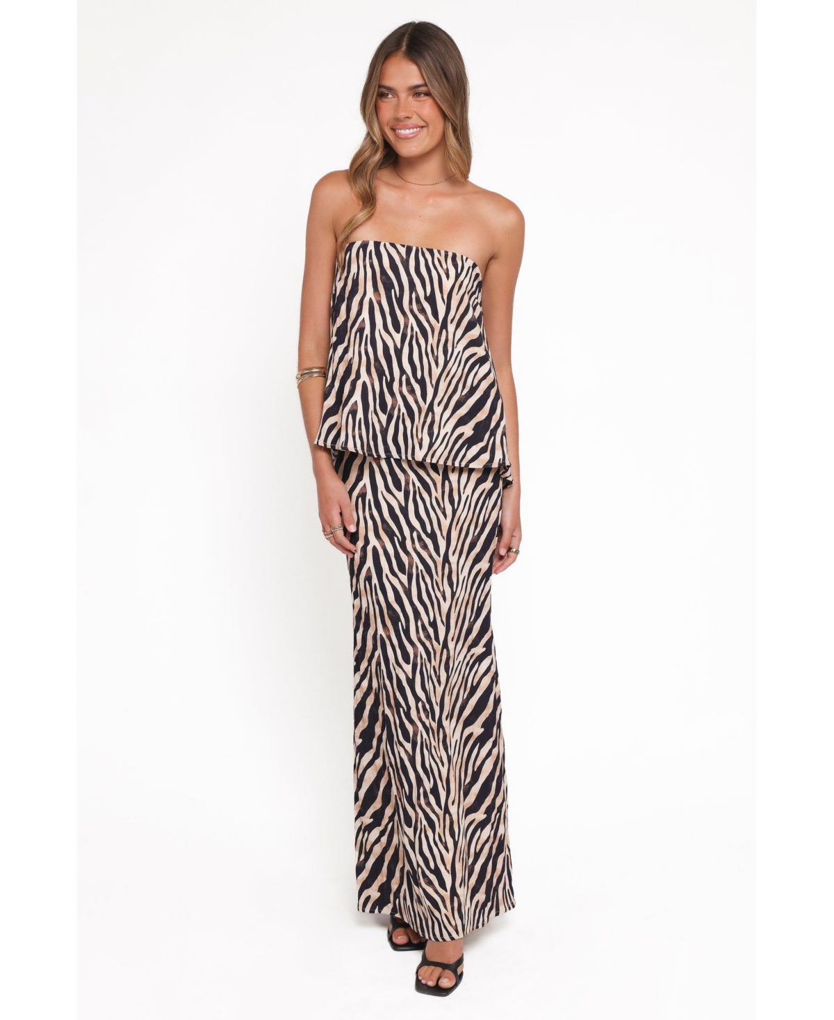 Click here for Petal and Pup Womens Agnes Skirt Set - Brown zebra prices