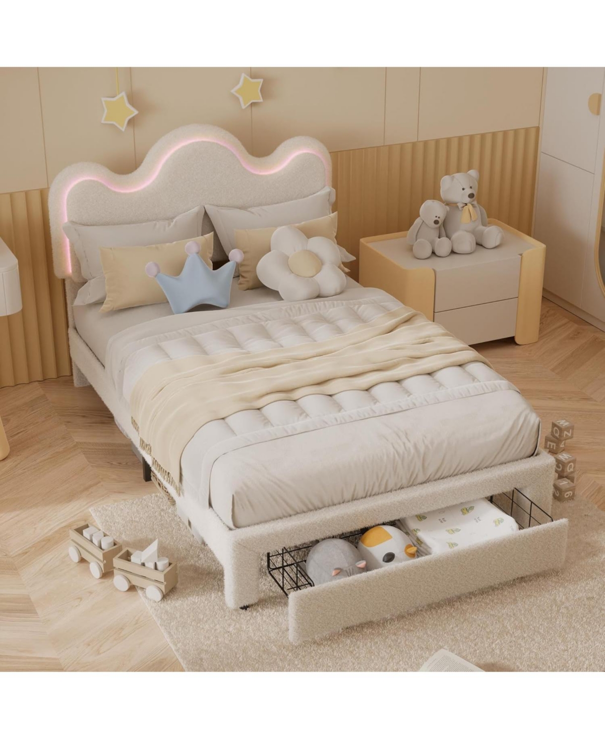 Click here for gaomon Bed Frame with Adjustable Upholstered Headb... prices