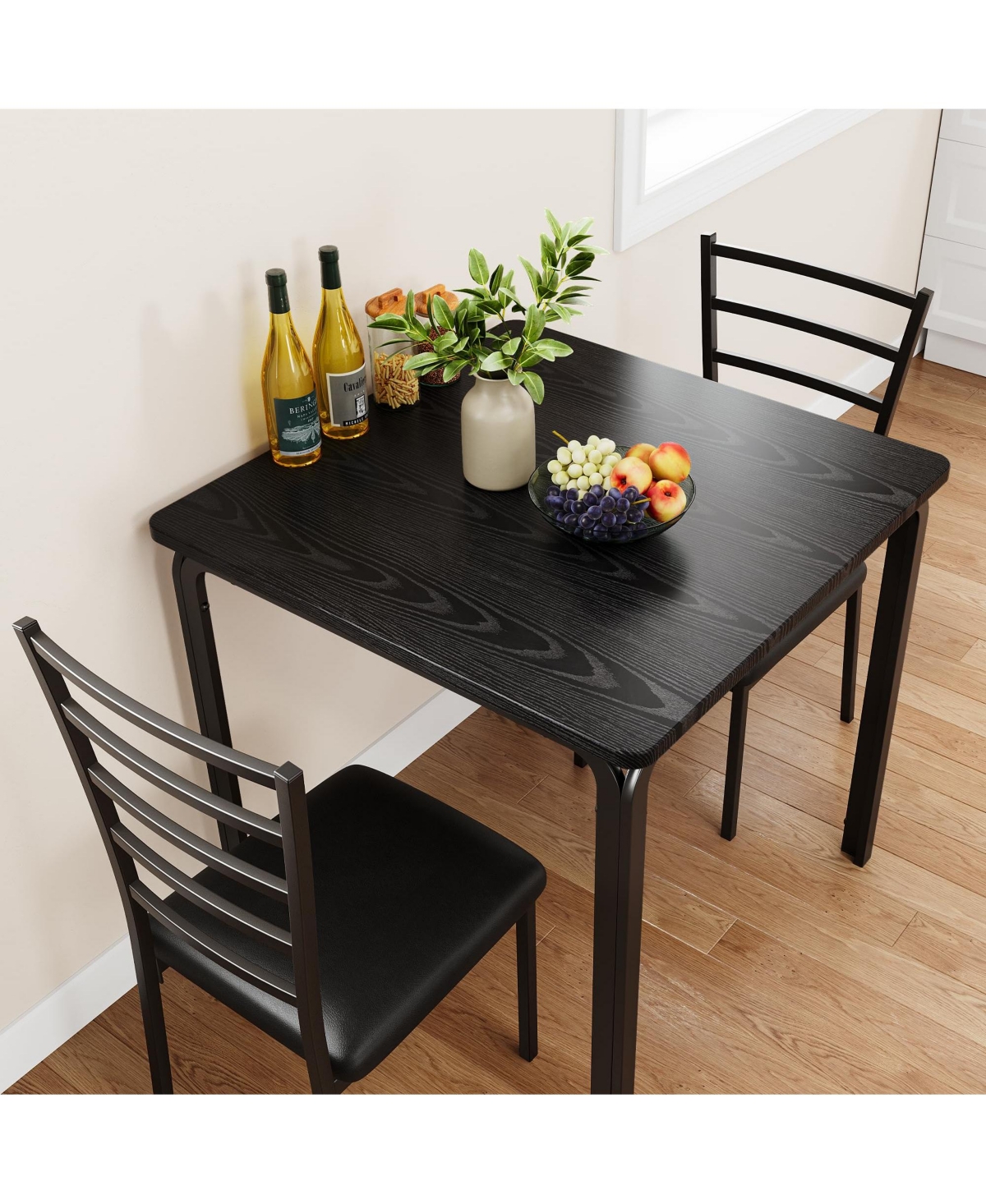 Click here for gaomon 3-Piece Kitchen Dining Room Table Chair Set... prices