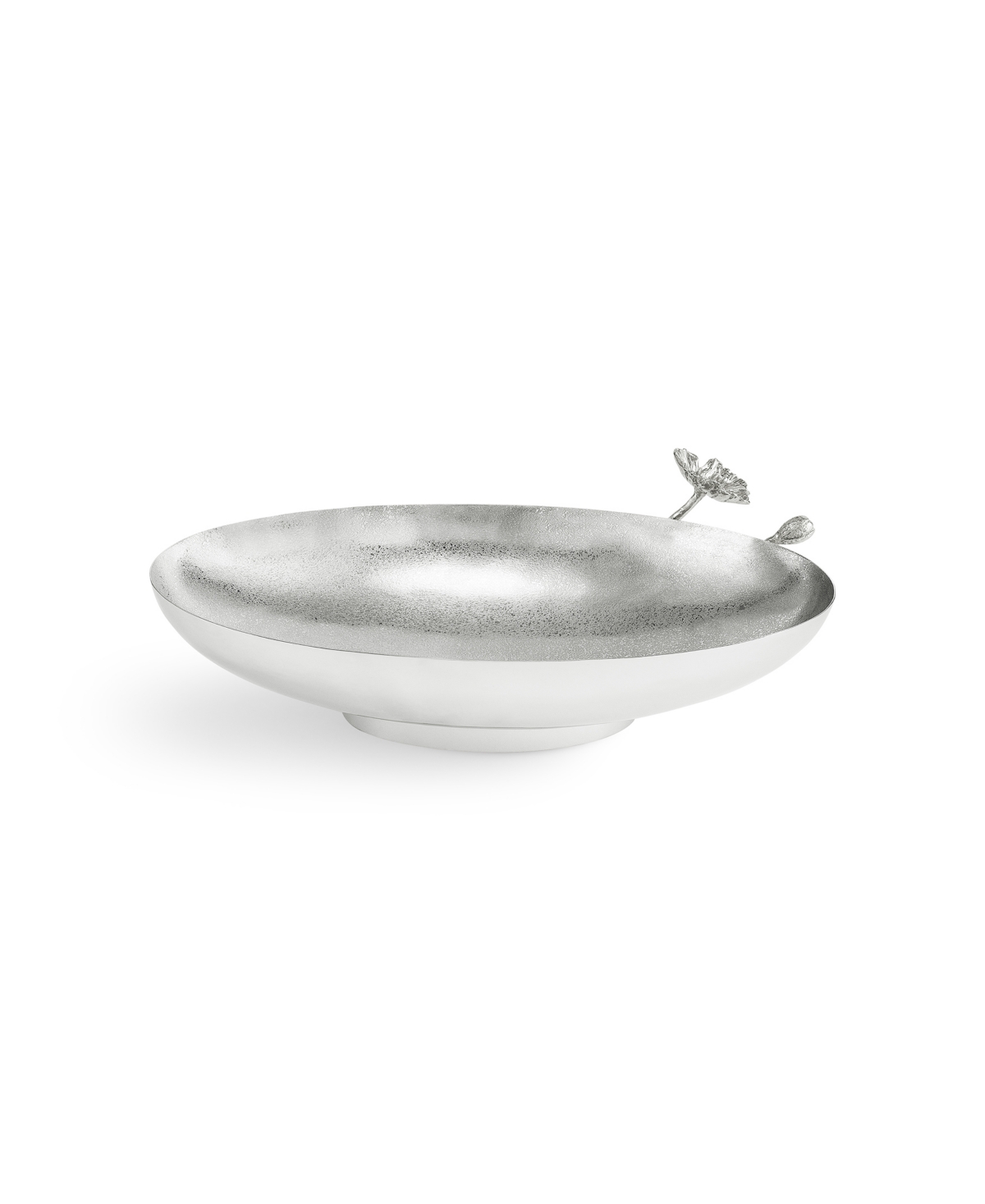 Click here for Michael Aram Poppy Oval Large Low Bowl - Silver prices