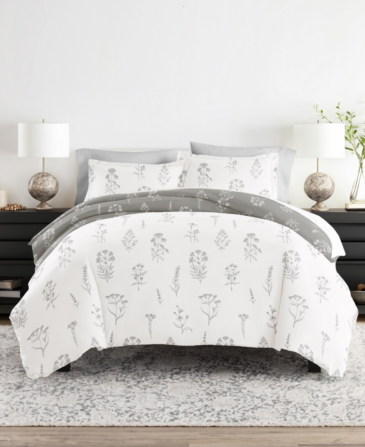 Click here for ienjoy Home Bedding Bundle Patterned 8-Piece Comfo... prices